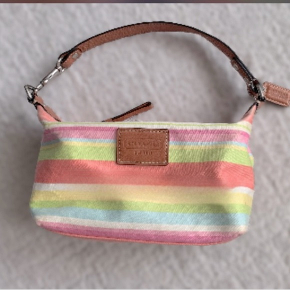 Coach | Bags | Coach Fun Night Out Colorful Purse Used Lightly Leather ...
